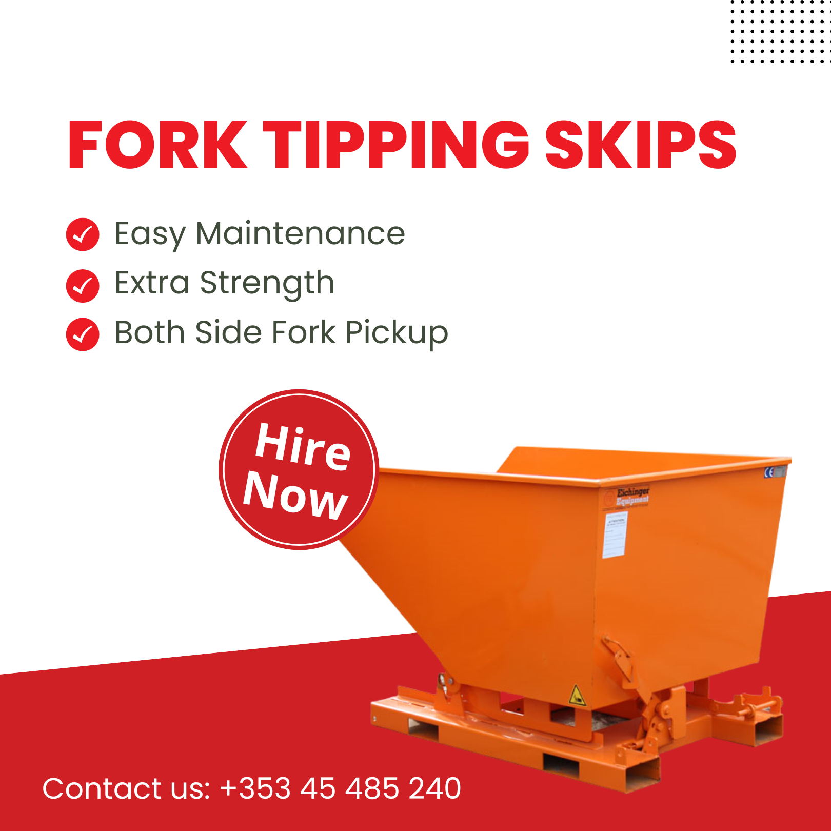 When should we buy Forklift tipping skips - Casey group